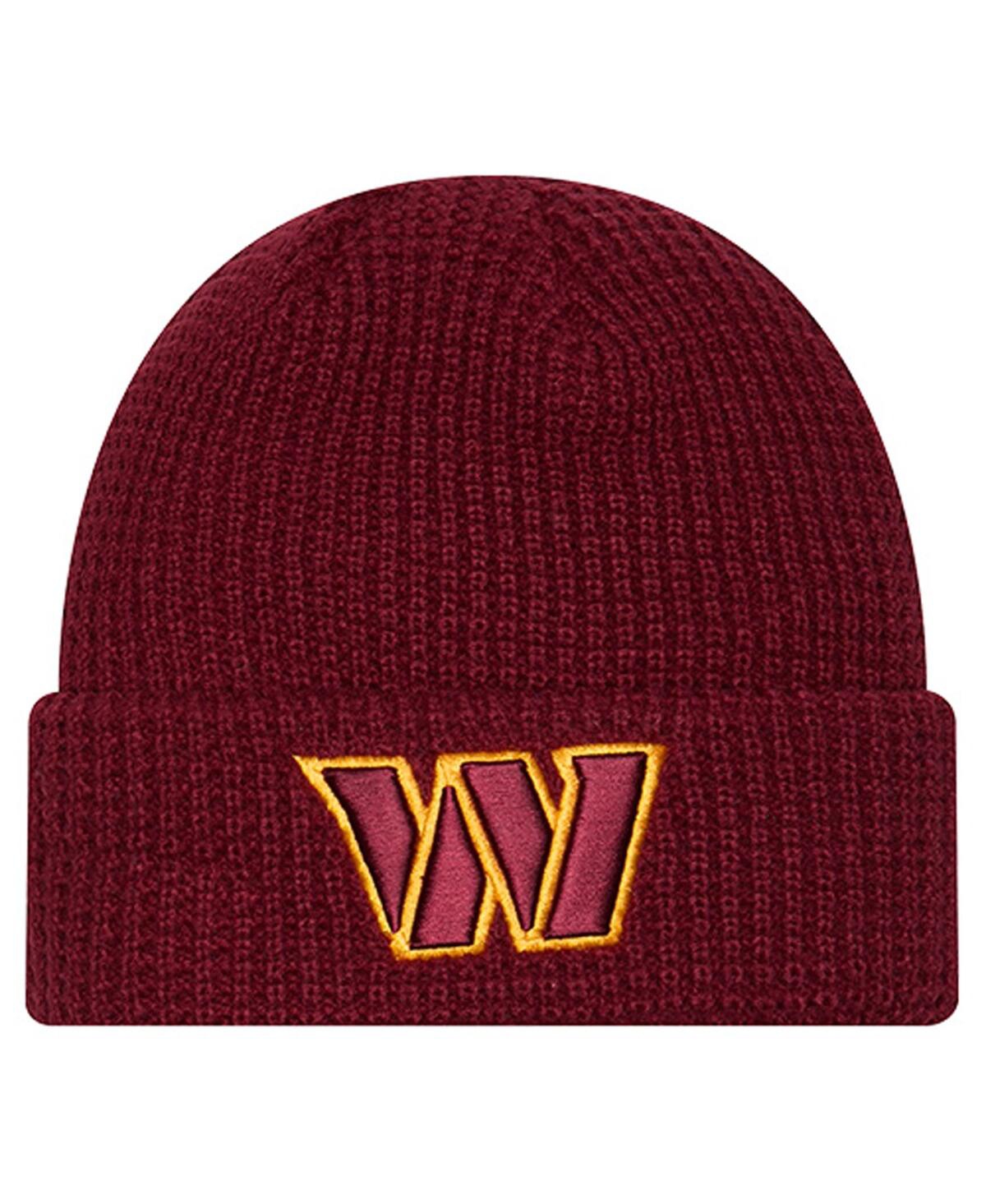 Click here for New Era Mens Burgundy Washington Commanders Waffle... prices