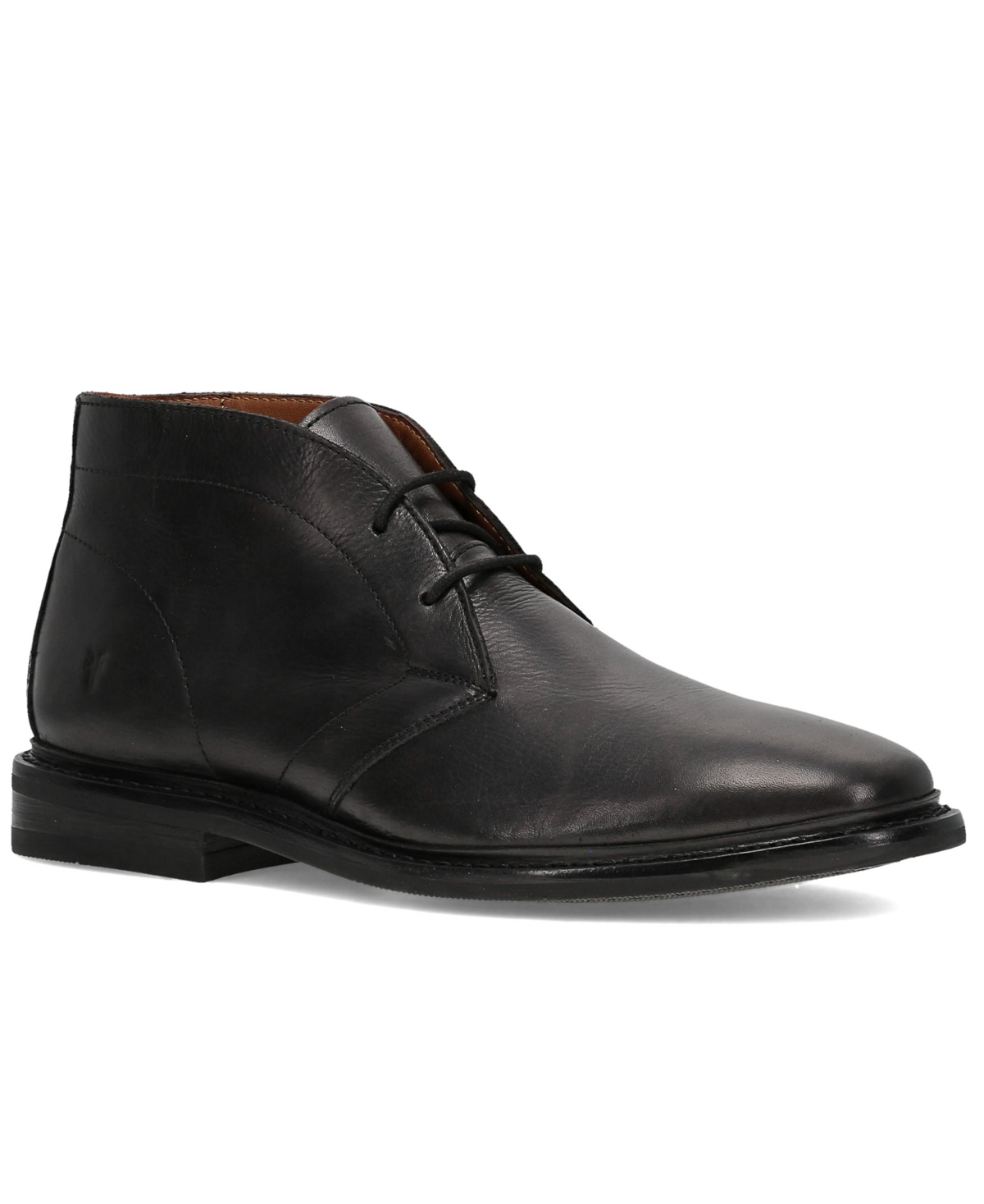 Click here for Frye Mens Paul Chukka Round-Toe Boots - Black prices