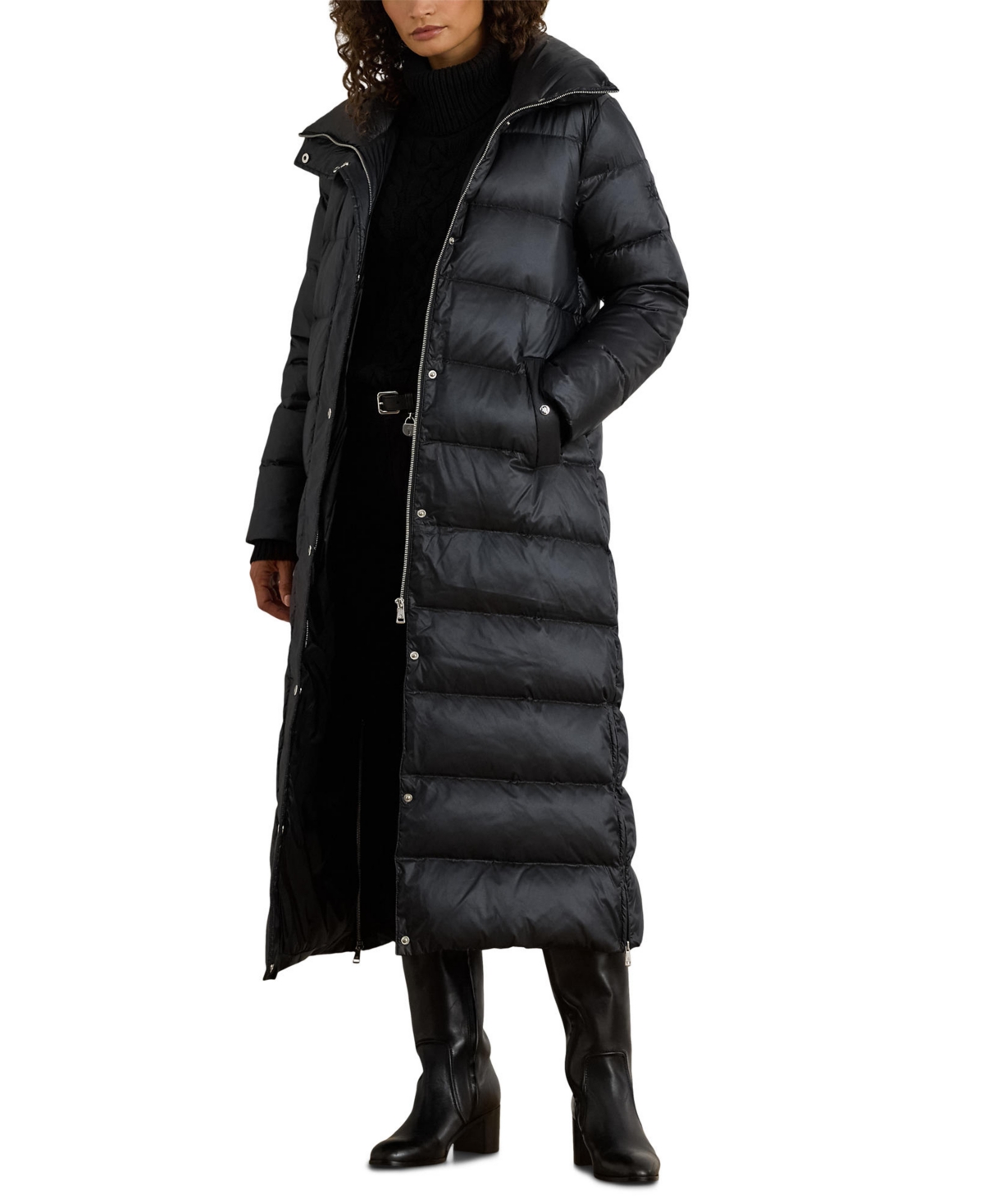 Click here for Lauren Ralph Lauren Womens Long-Sleeve Puffer Jack... prices