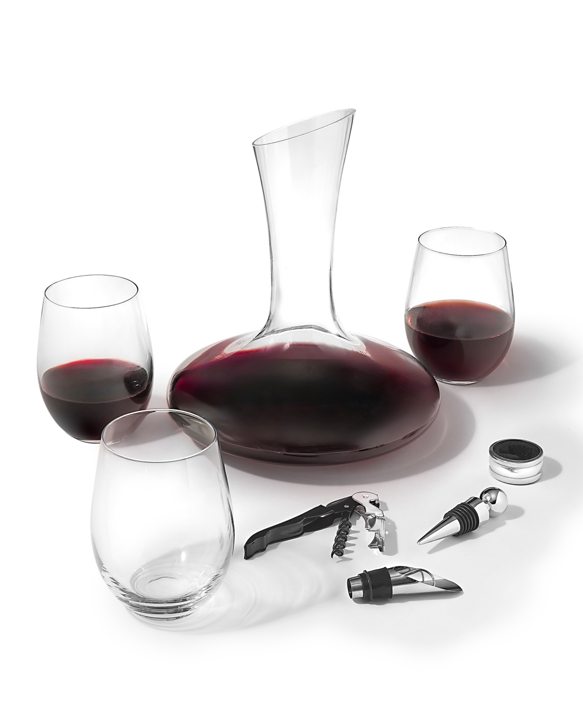 Click here for Godinger Monterey 9 Piece Wine Decanter Set - Clea... prices