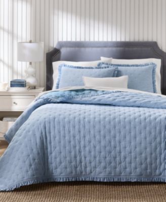 Click here for Charter Club Ruffle Pinstripe Quilt Set Exclusivel... prices