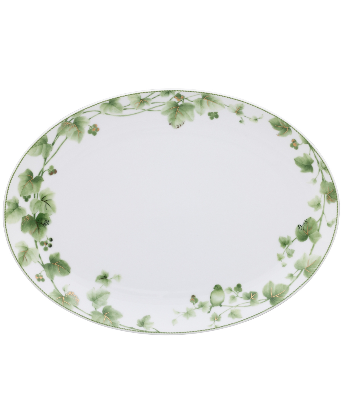 Click here for Noritake Ivy Whisper Oval Platter - Open Green prices