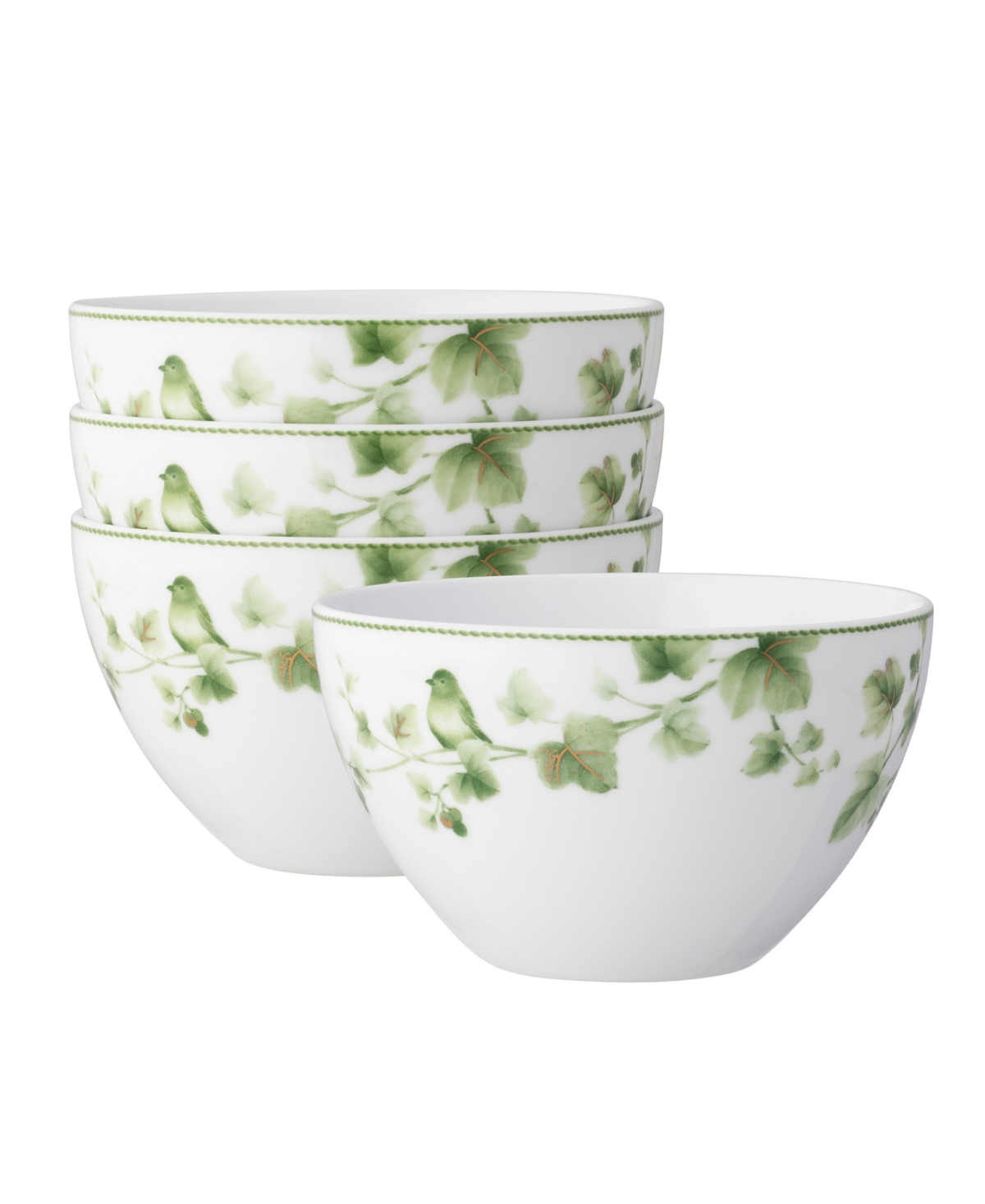Click here for Noritake Ivy Whisper Cereal Bowls  Set of 4 - Open... prices