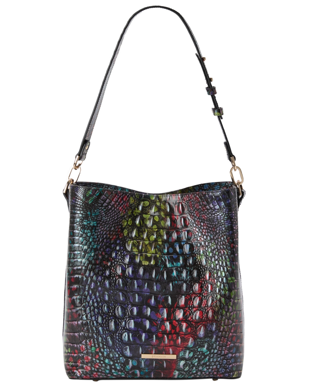 Click here for Brahmin Celina Small Leather Bucket Bag - Showtime... prices