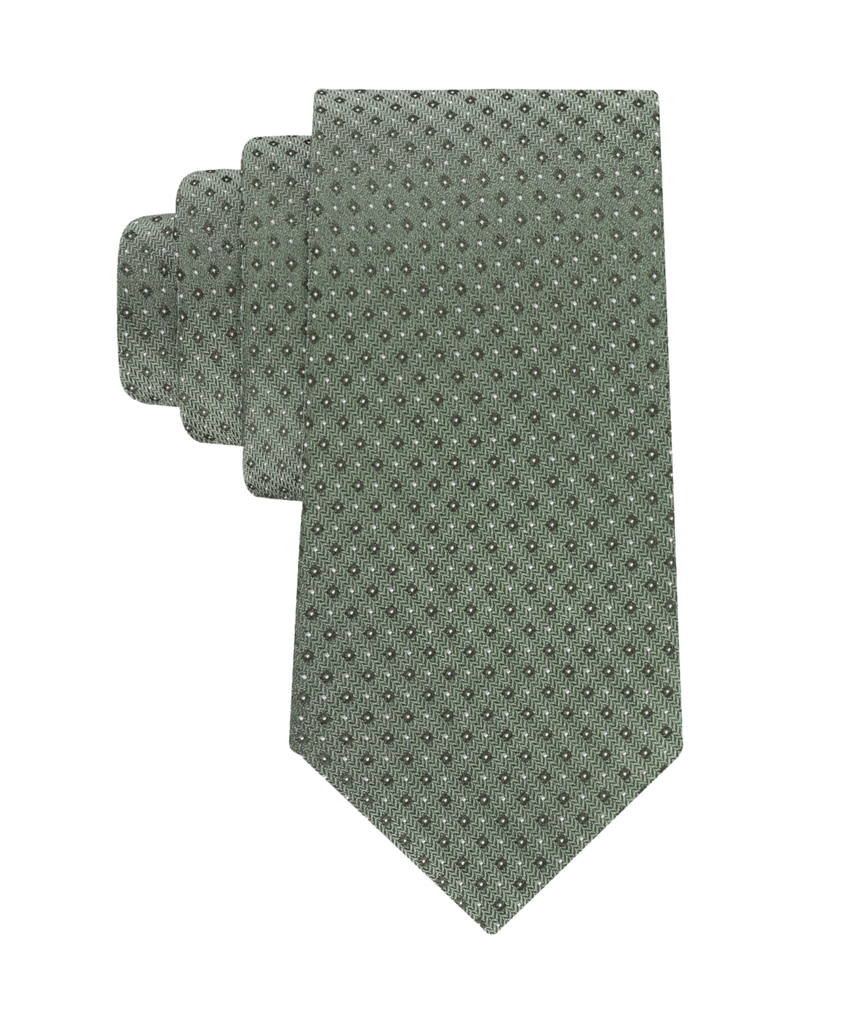 Click here for Calvin Klein Mens Lavon Neat Tie - Med Green prices