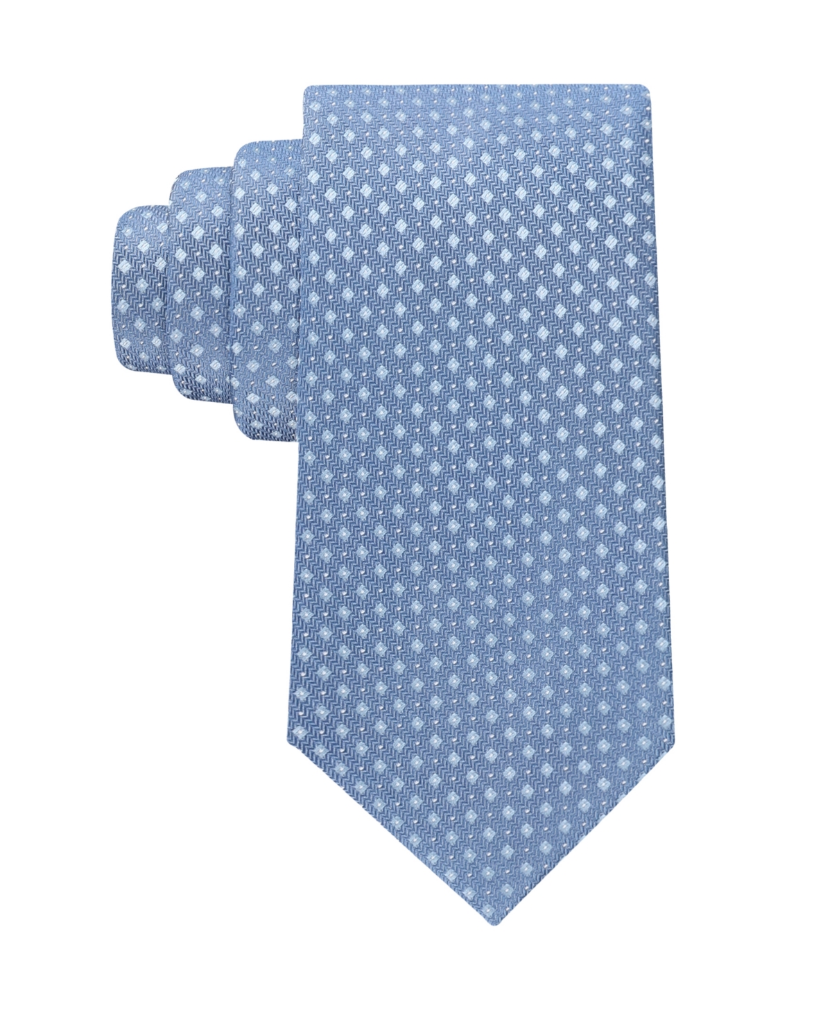 Click here for Calvin Klein Mens Lavon Neat Tie - Light Blue prices