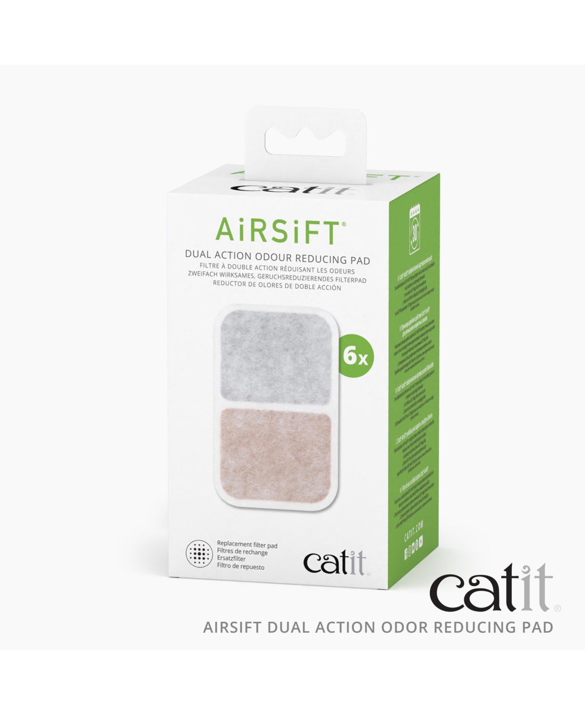 Click here for Catit AiRSiFT Dual Action Air Purifier Pad  6pk prices