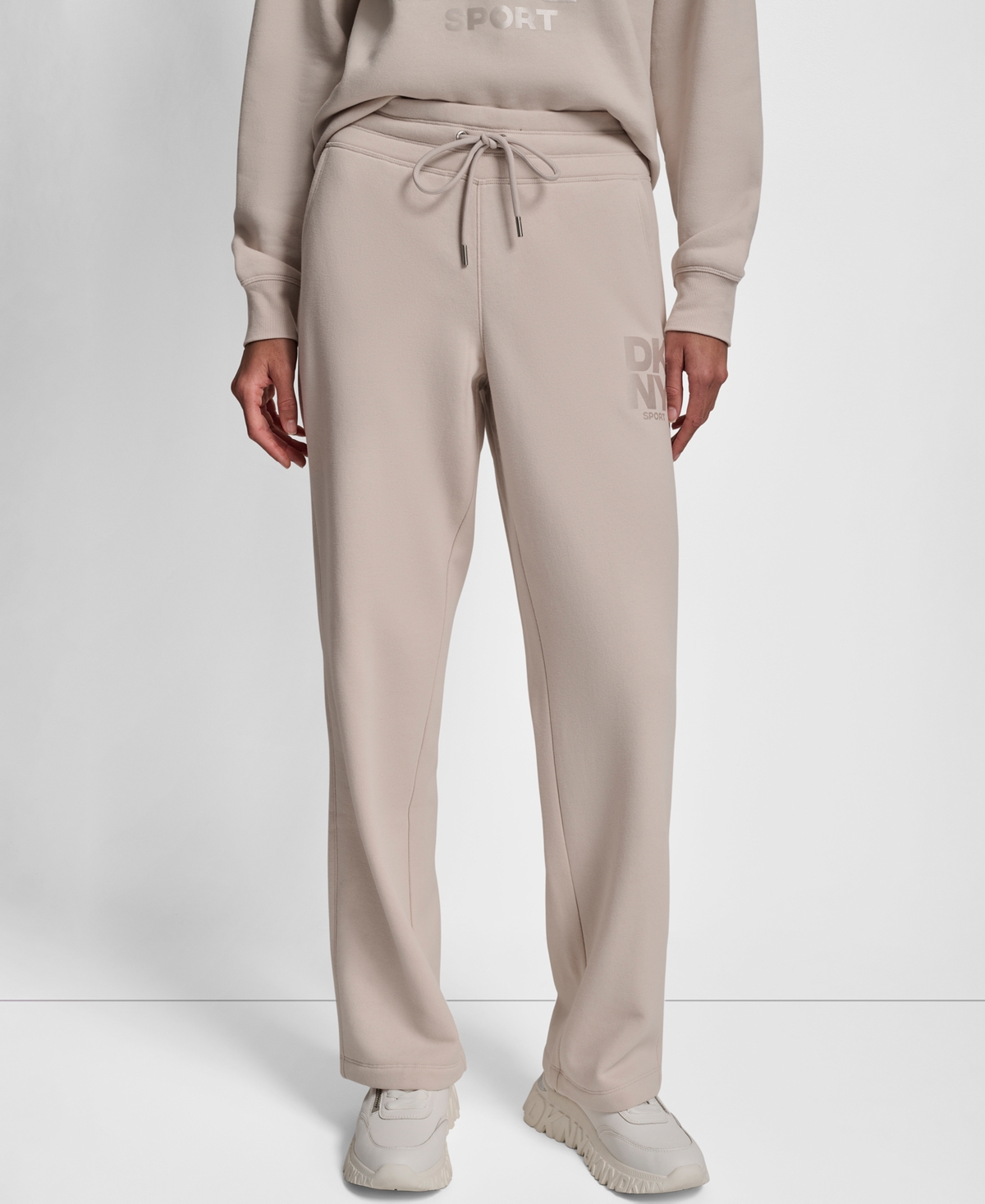 Click here for Dkny Womens Sport Stacked Transfer Logo Track Pant... prices