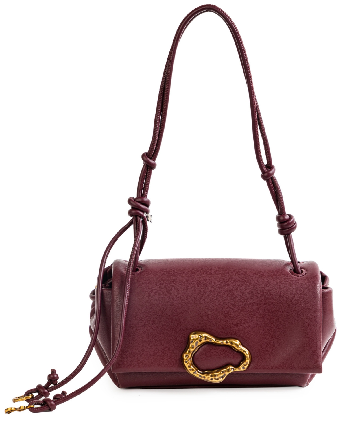 Click here for Sam & Libby Hannah Small Flap Shoulder Bag - Burgu... prices