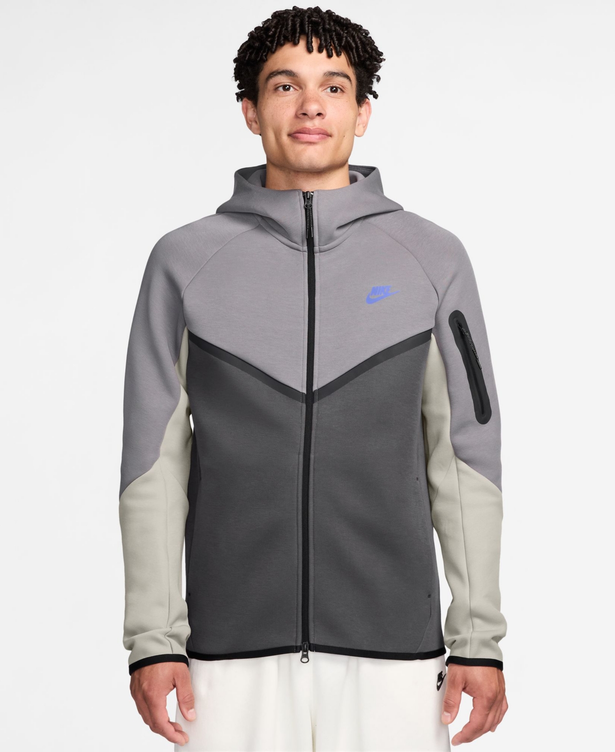 Click here for Nike Mens Tech Fleece Full-Zip Windrunner Logo Hoo... prices