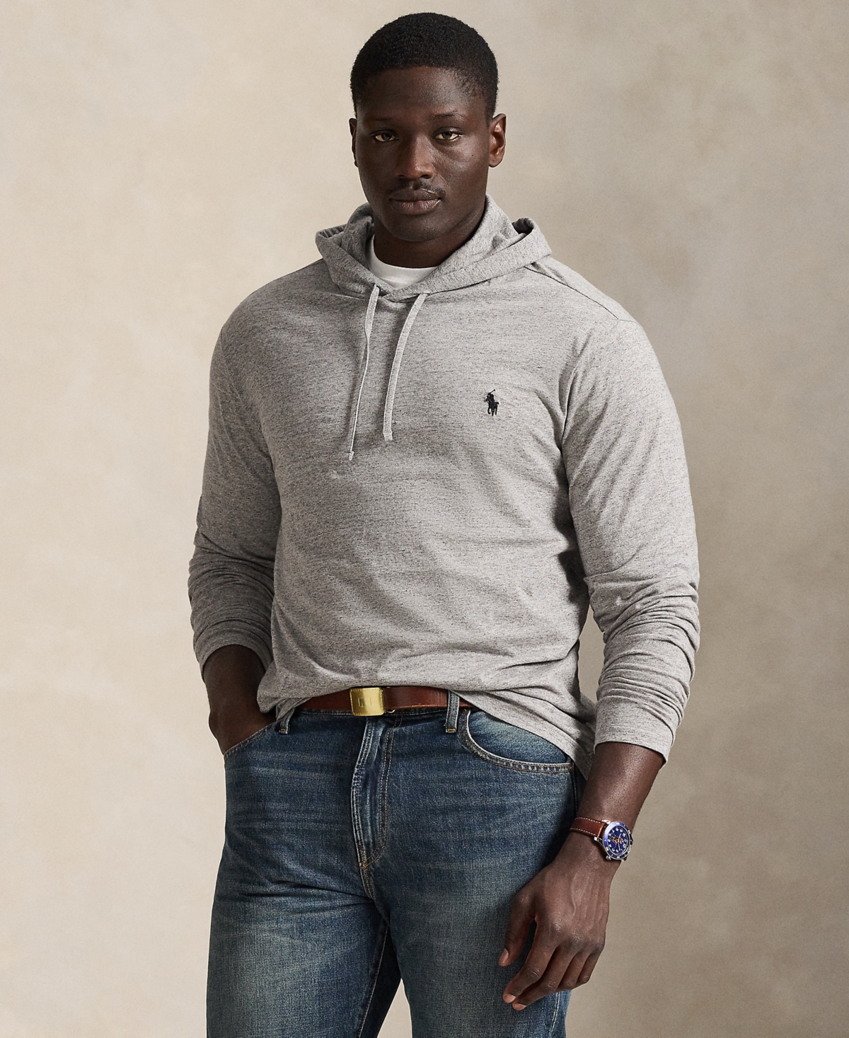 Click here for Polo Ralph Lauren Mens Big & Tall Jersey Hooded T-... prices