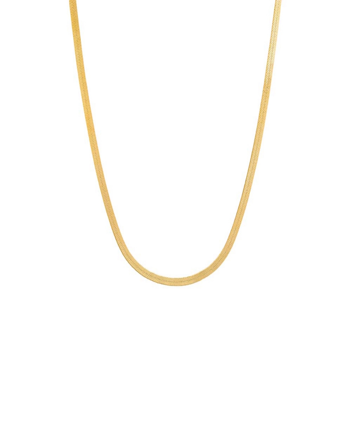 Click here for by Adina Eden Herringbone Gold Plated Chain Neckla... prices