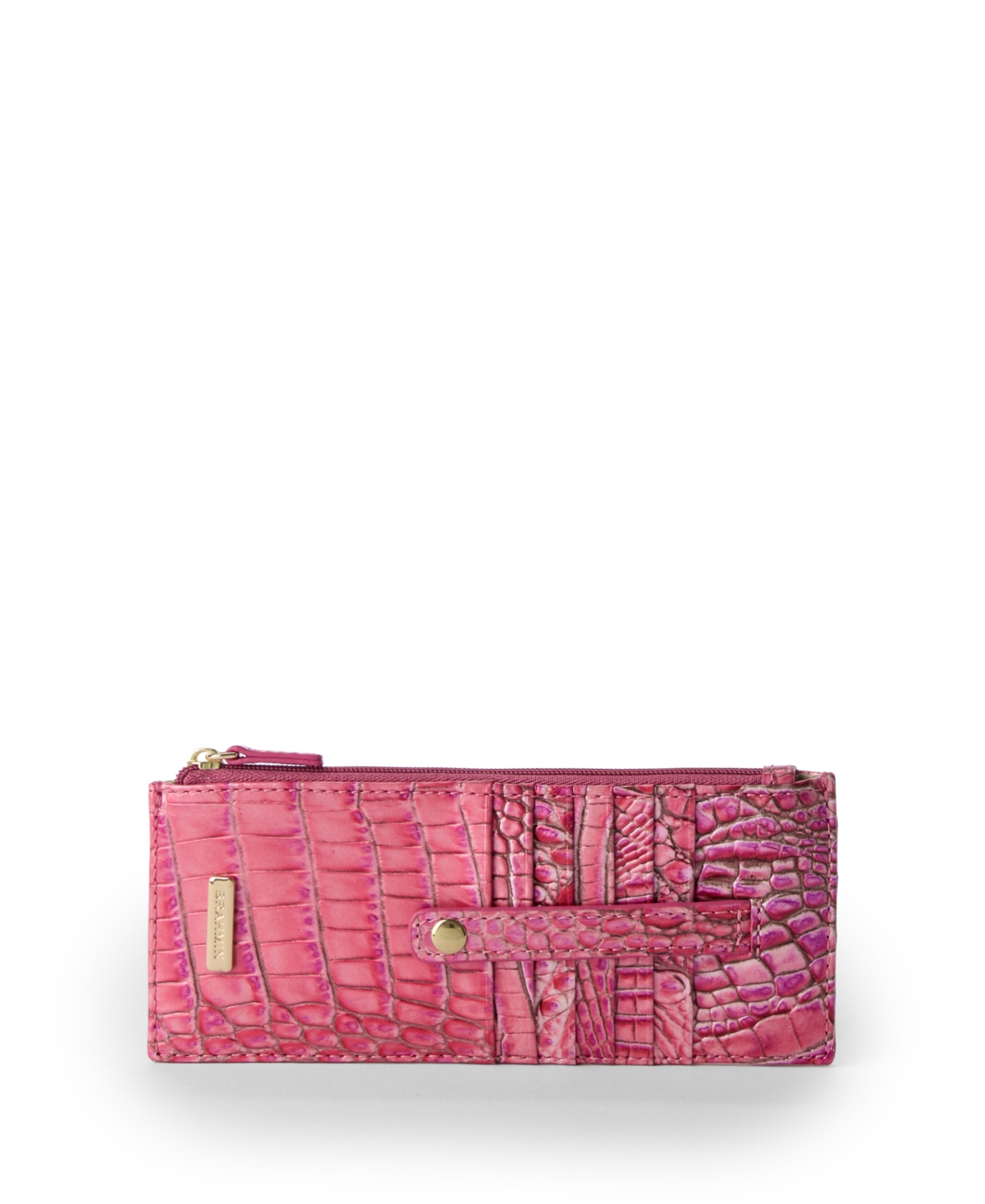 Click here for Brahmin Credit Card Melbourne Embossed Leather Wal... prices