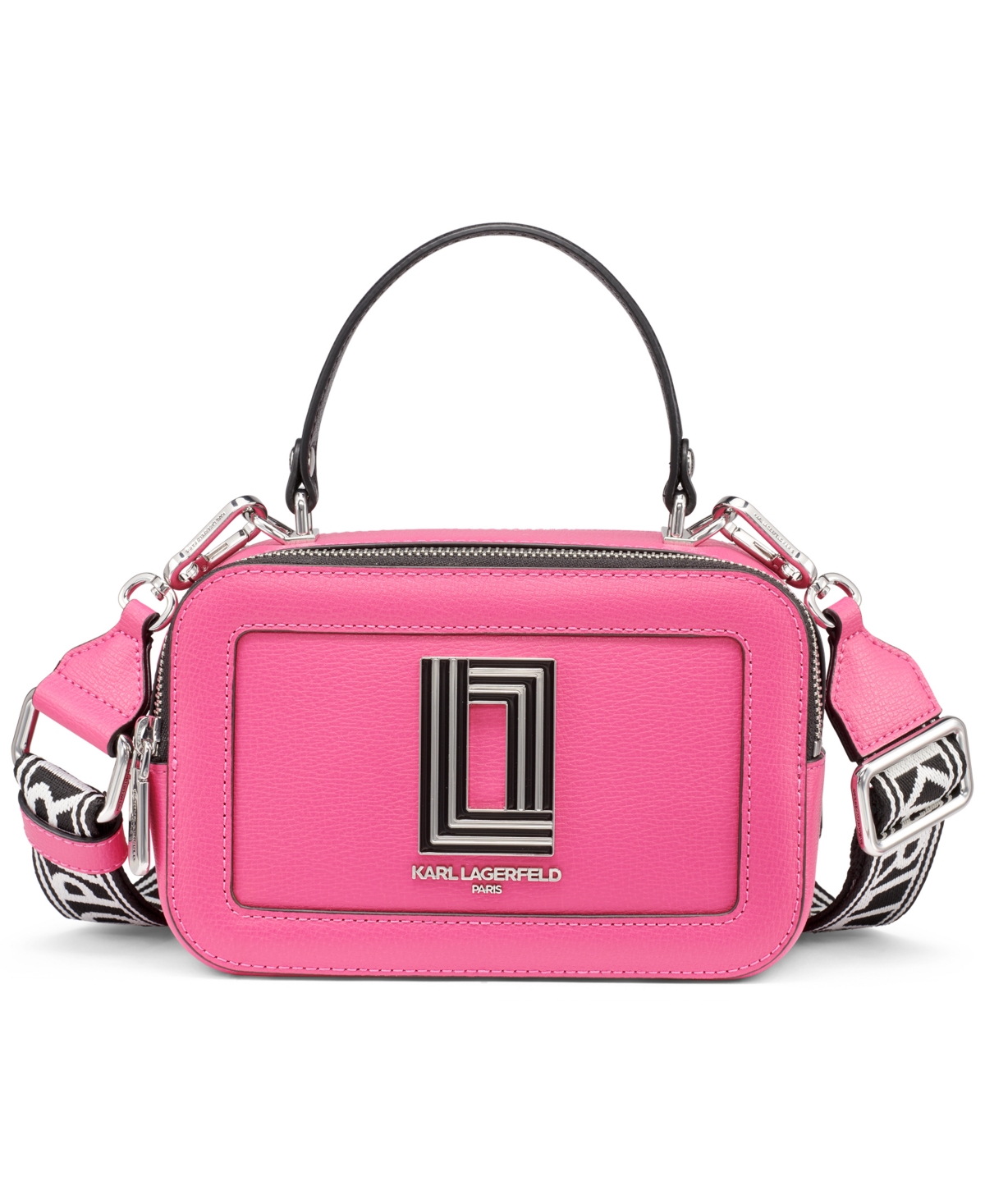 Click here for Karl Lagerfeld Paris Simone Camera Crossbody - Fus... prices