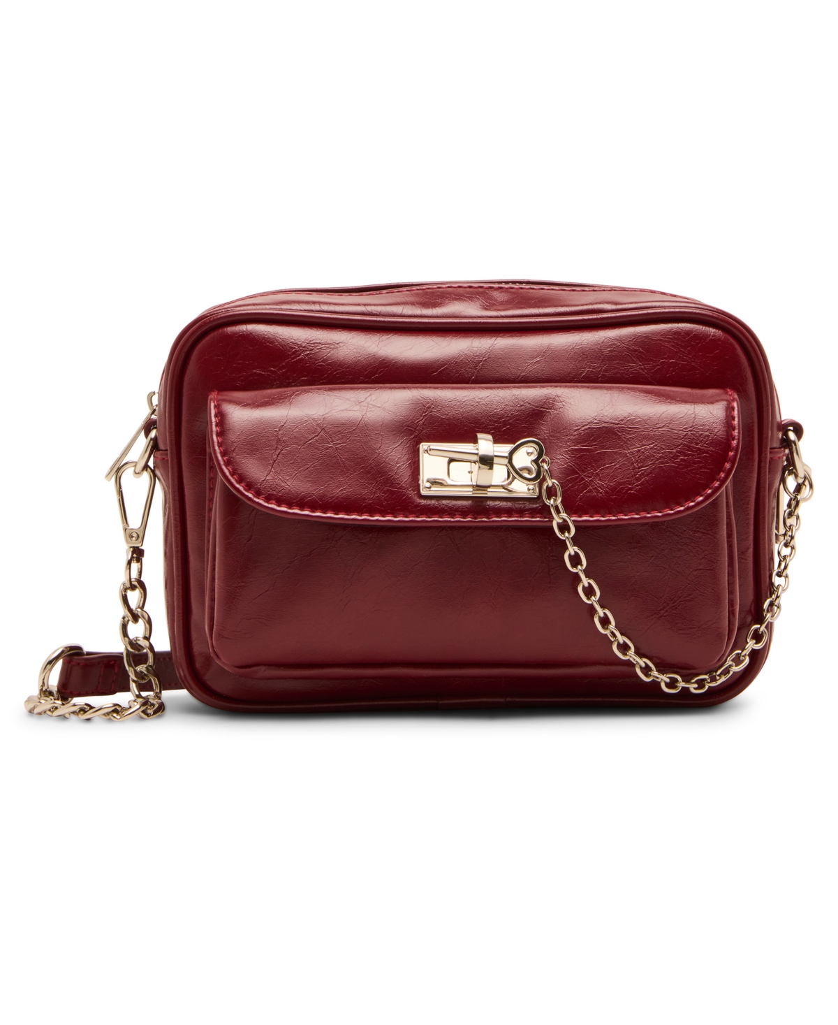Click here for Madden Girl Athena Camera Crossbody - Maroon prices