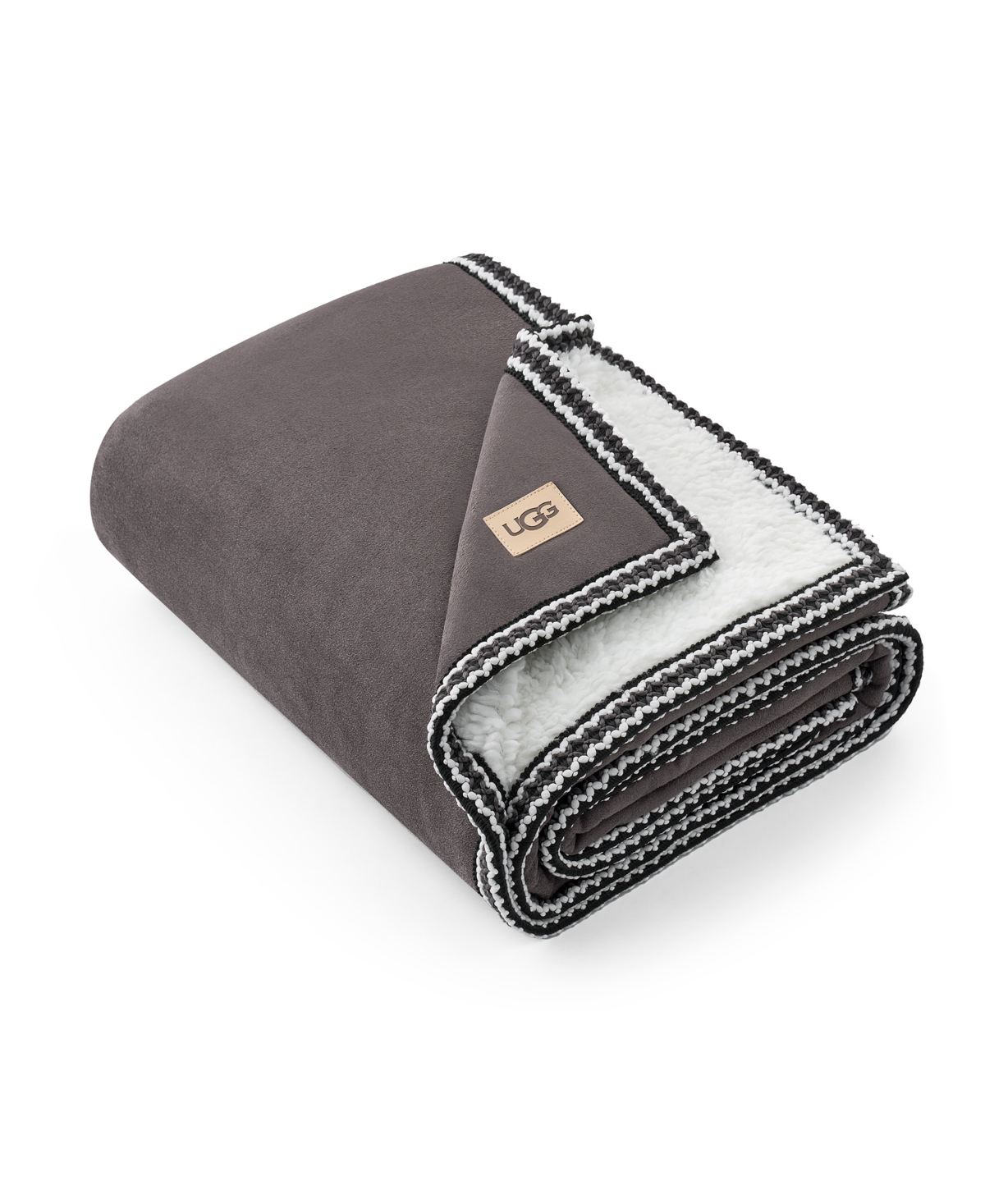 Click here for Ugg Kirkwood UGGBraid Throw  50 x 70 - Grayish Bro... prices