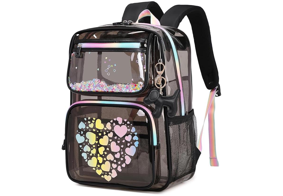 Click here for Batfox Clear Backpack for School Girls  Heavy Duty... prices