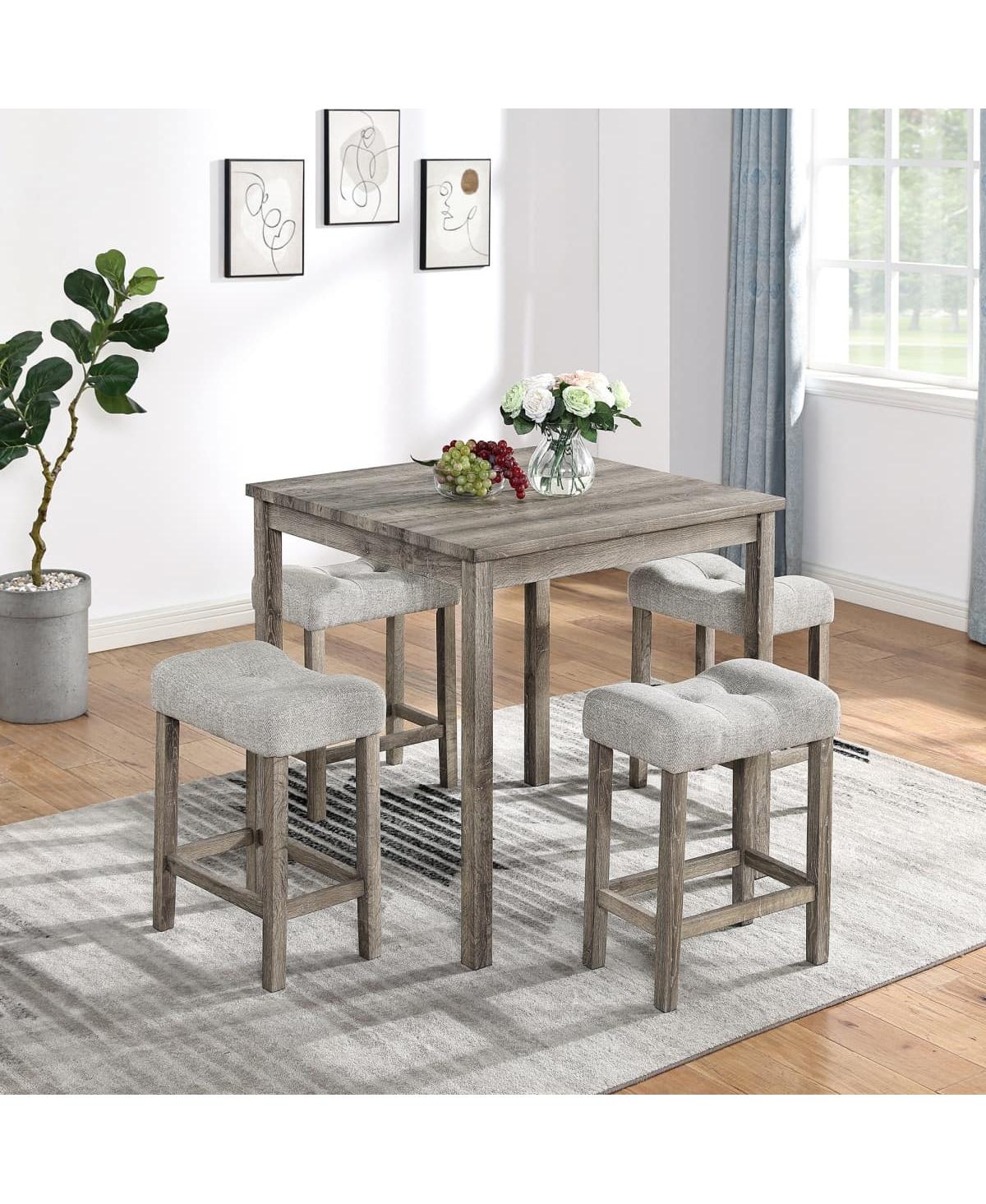 Click here for Maison Boucle 5-Piece Counter Height Dining Table... prices