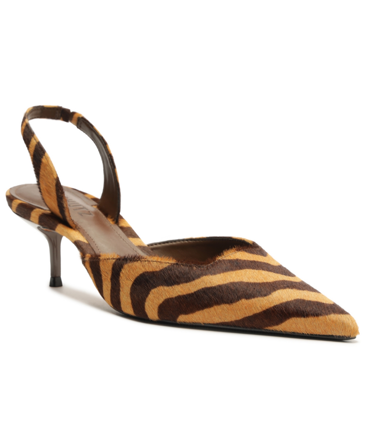 Click here for Schutz Women Paola Mid Pointed Heel Pumps - Natura... prices