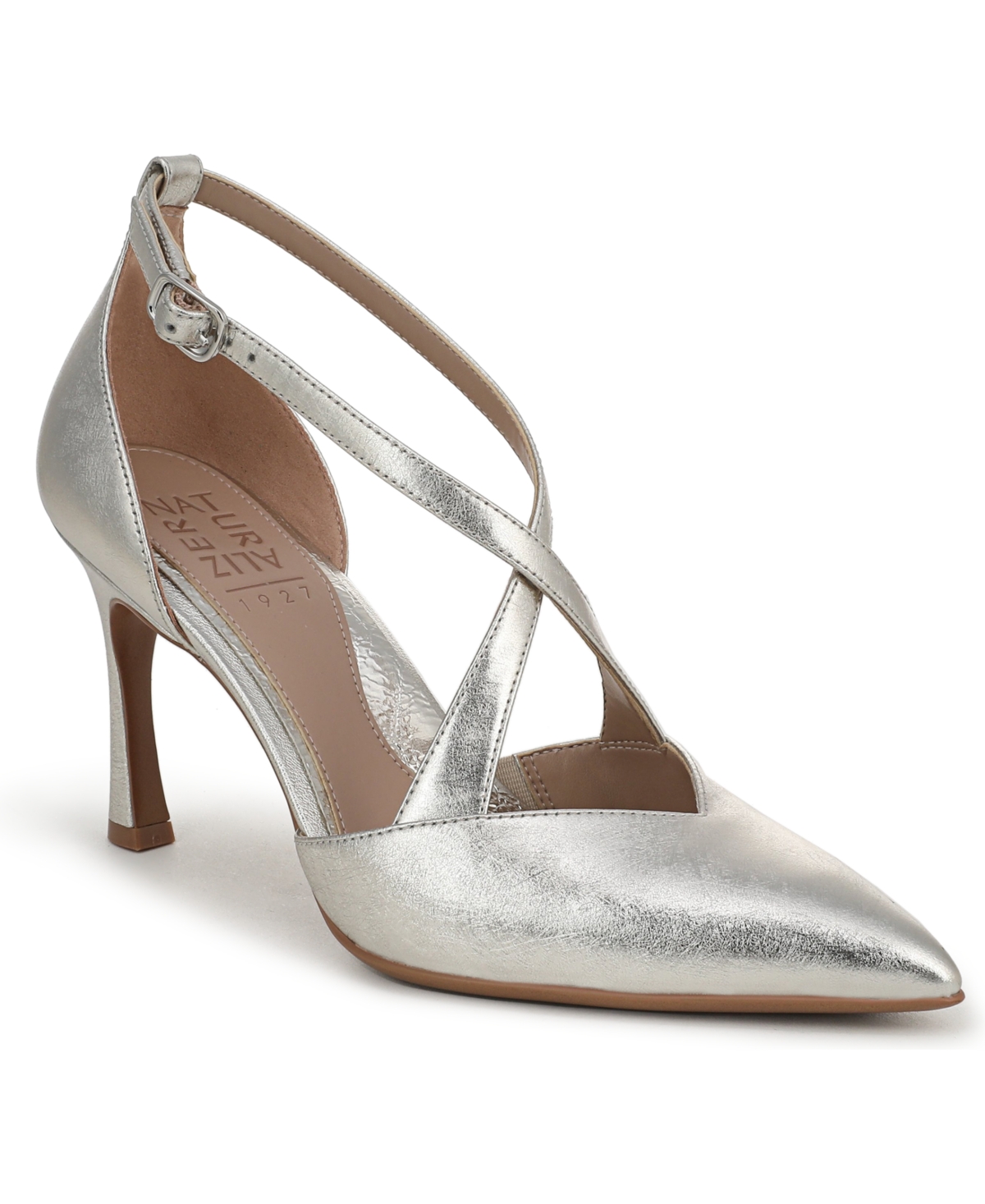 Click here for Naturalizer Womens Angelina Strappy Pumps - Silver... prices