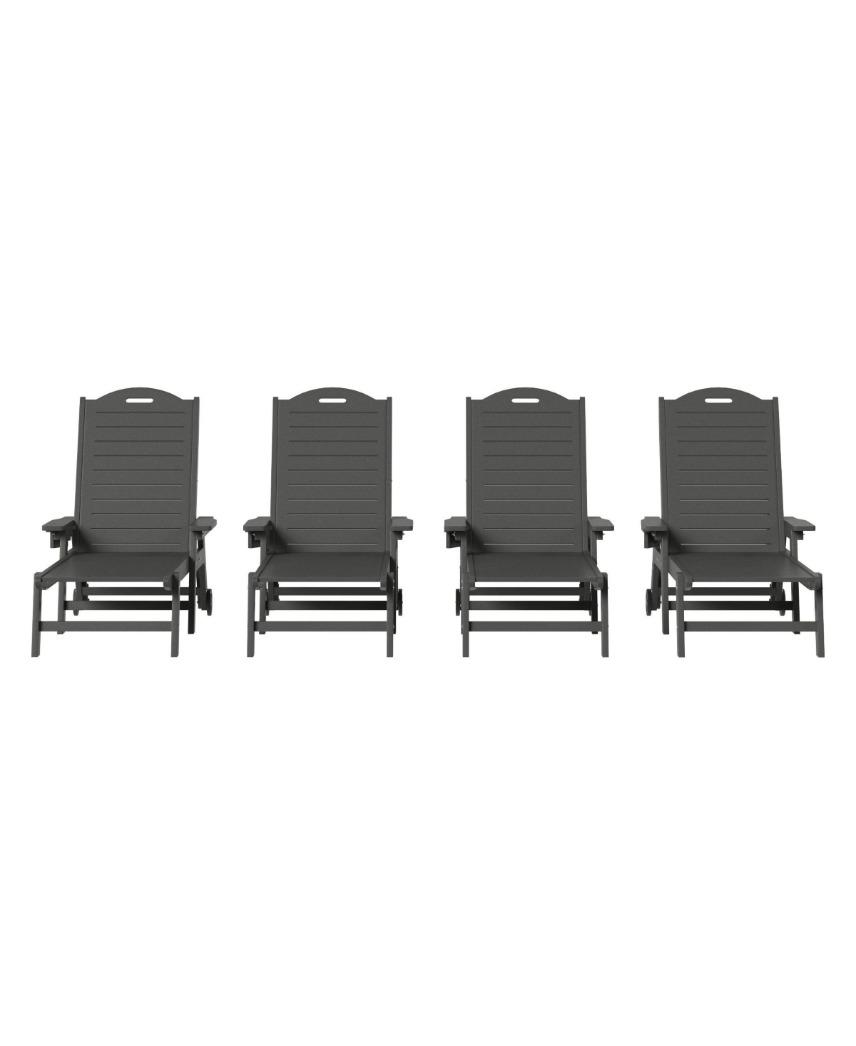 Click here for WestinTrends Outdoor Hdpe Patio Chaise Lounges Wit... prices