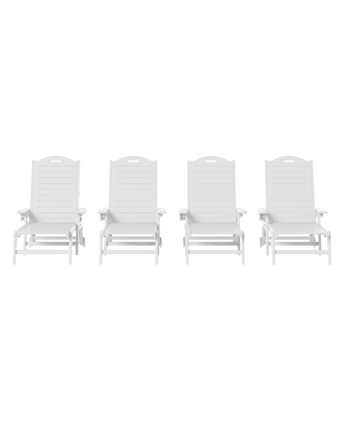 Click here for WestinTrends Outdoor Hdpe Patio Chaise Lounges Wit... prices