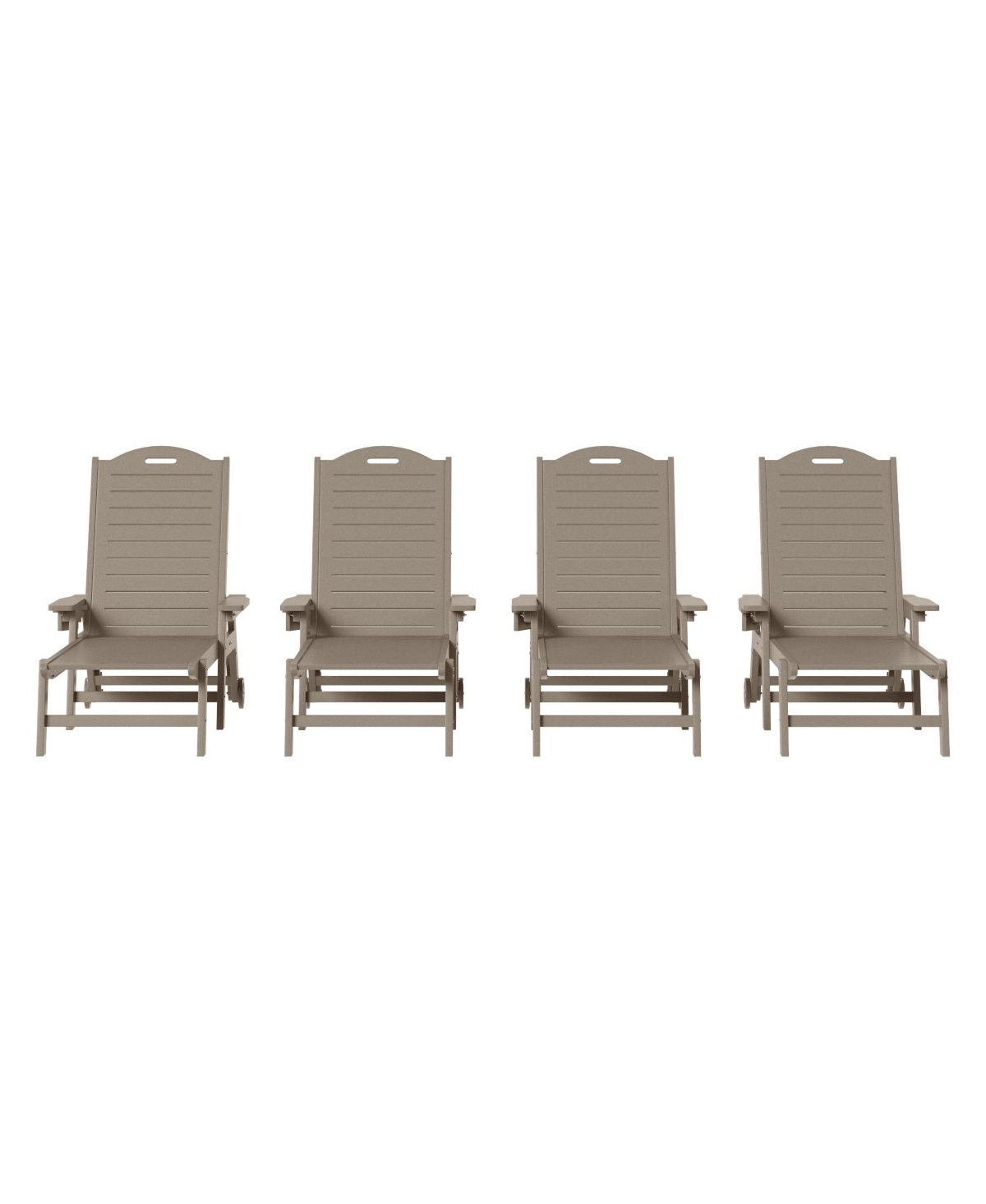 Click here for WestinTrends Outdoor Hdpe Patio Chaise Lounges Wit... prices
