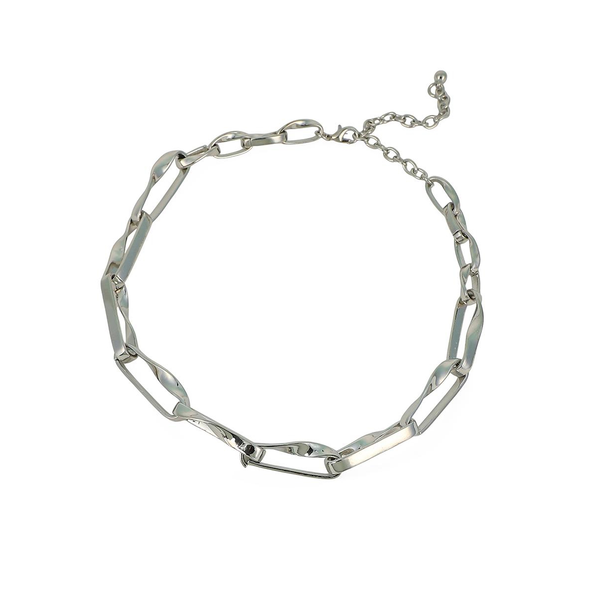 Click here for Womens The Chunky Twirl-Link Chain Necklace - Meta... prices