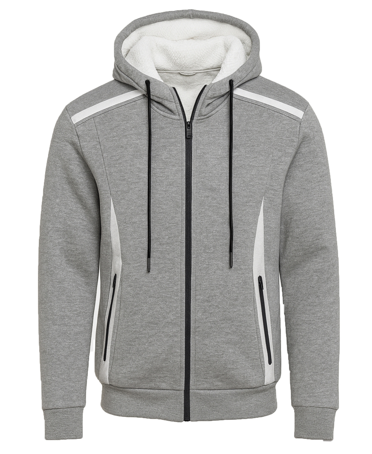 Click here for Blu Rock Mens Slim-Fit Reflective Tech Full-Zip Ho... prices