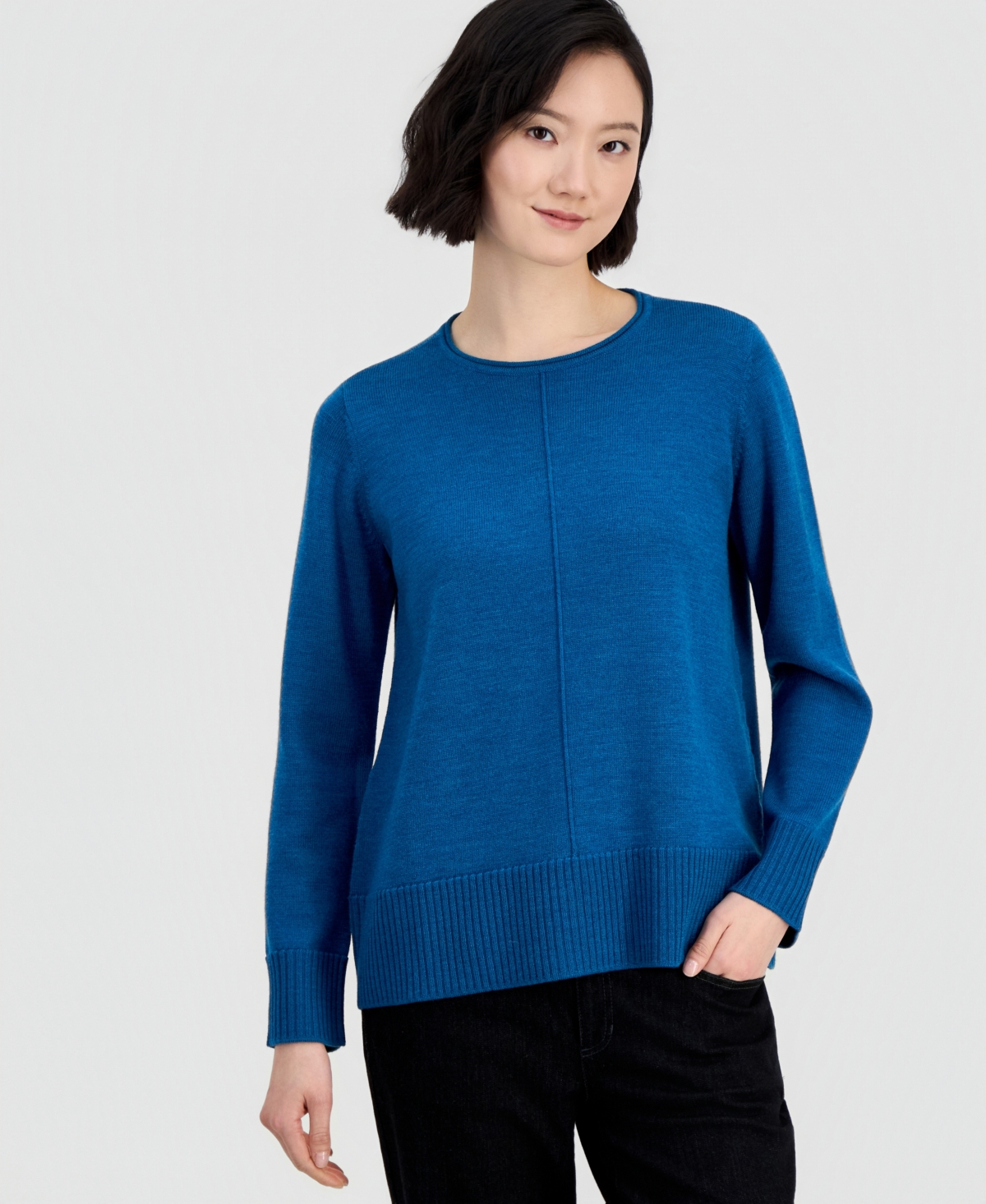 Click here for Eileen Fisher Womens Wool Crewneck Sweater - Drgfy prices