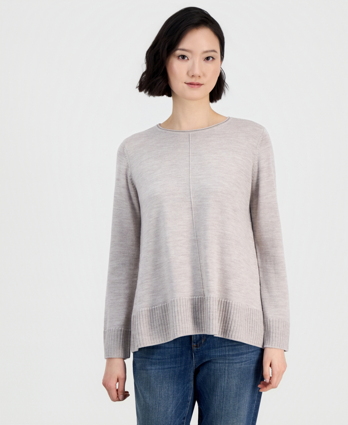 Click here for Eileen Fisher Womens Wool Crewneck Sweater - Mpoat prices