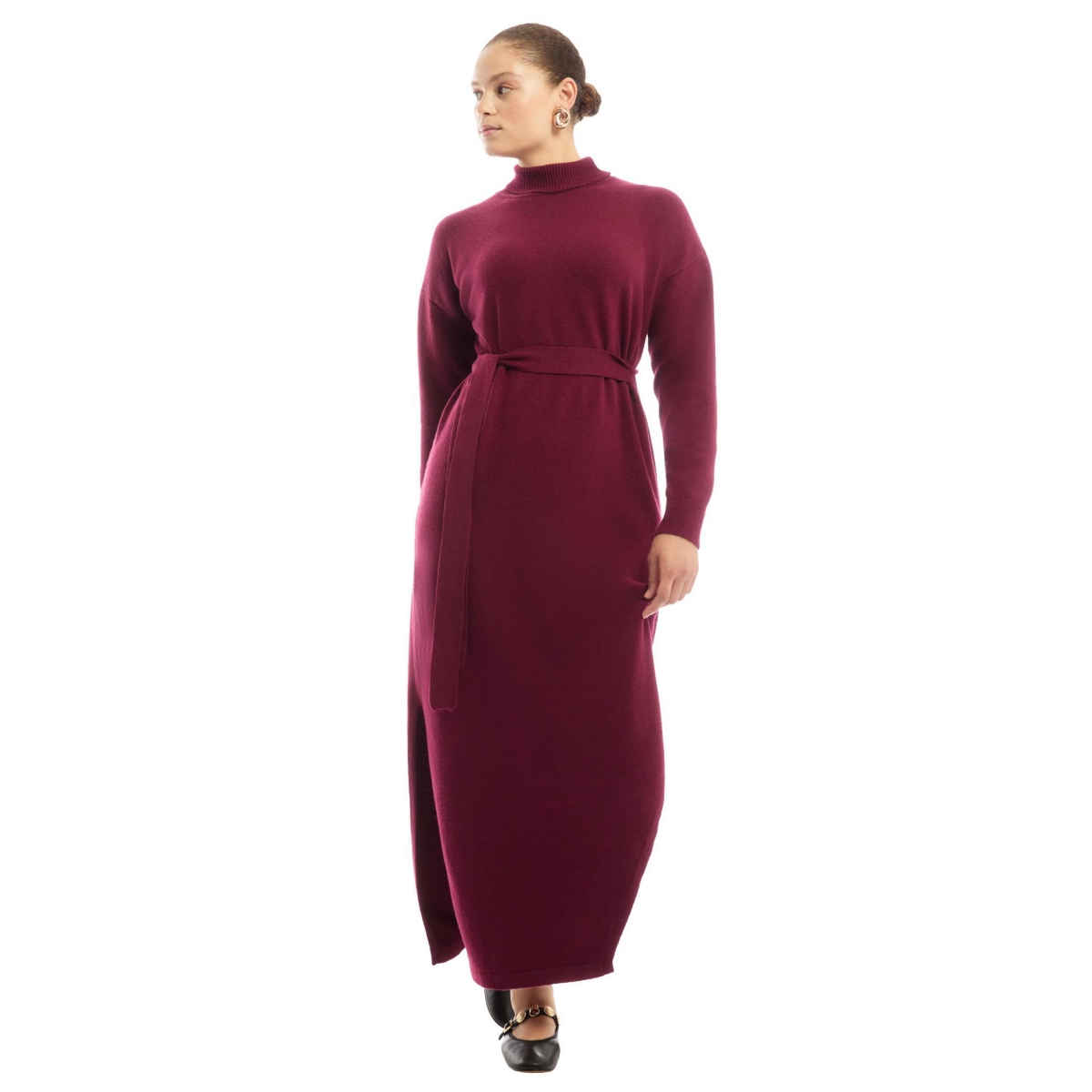 Click here for June + Vie Womens Plus Size Turtleneck Sweater Dre... prices