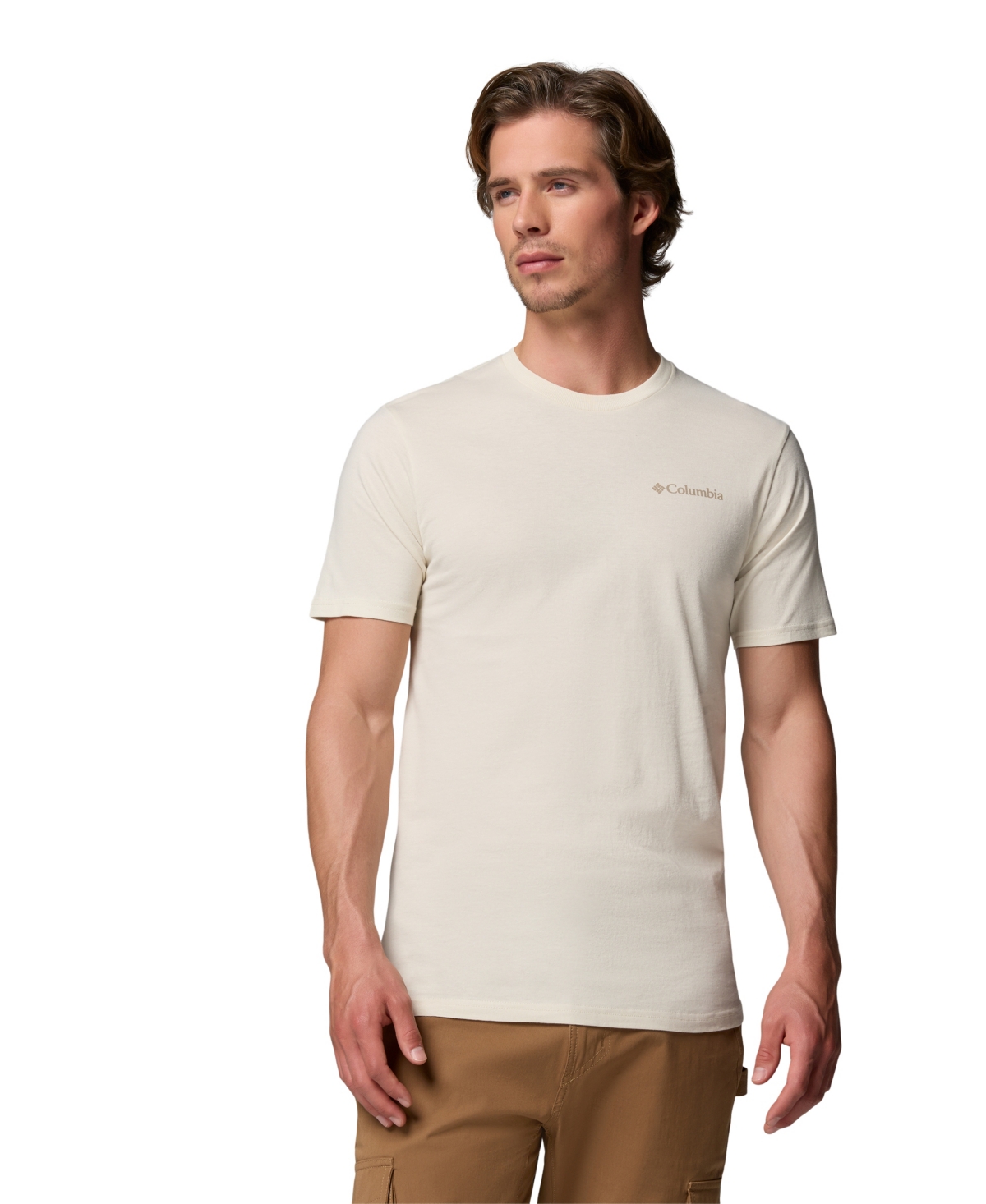 Click here for Columbia Mens Ted Graphic T-Shirt - Chalk prices