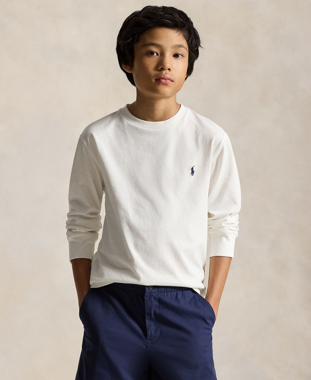 Click here for Polo Ralph Lauren Big Boys Cotton Jersey Long-Slee... prices