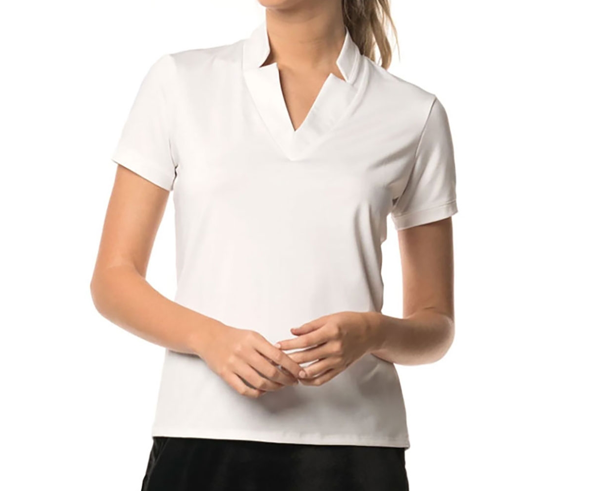 Click here for Lucky In Love Womens Chi Chi Shortsleeve Golf Shir... prices