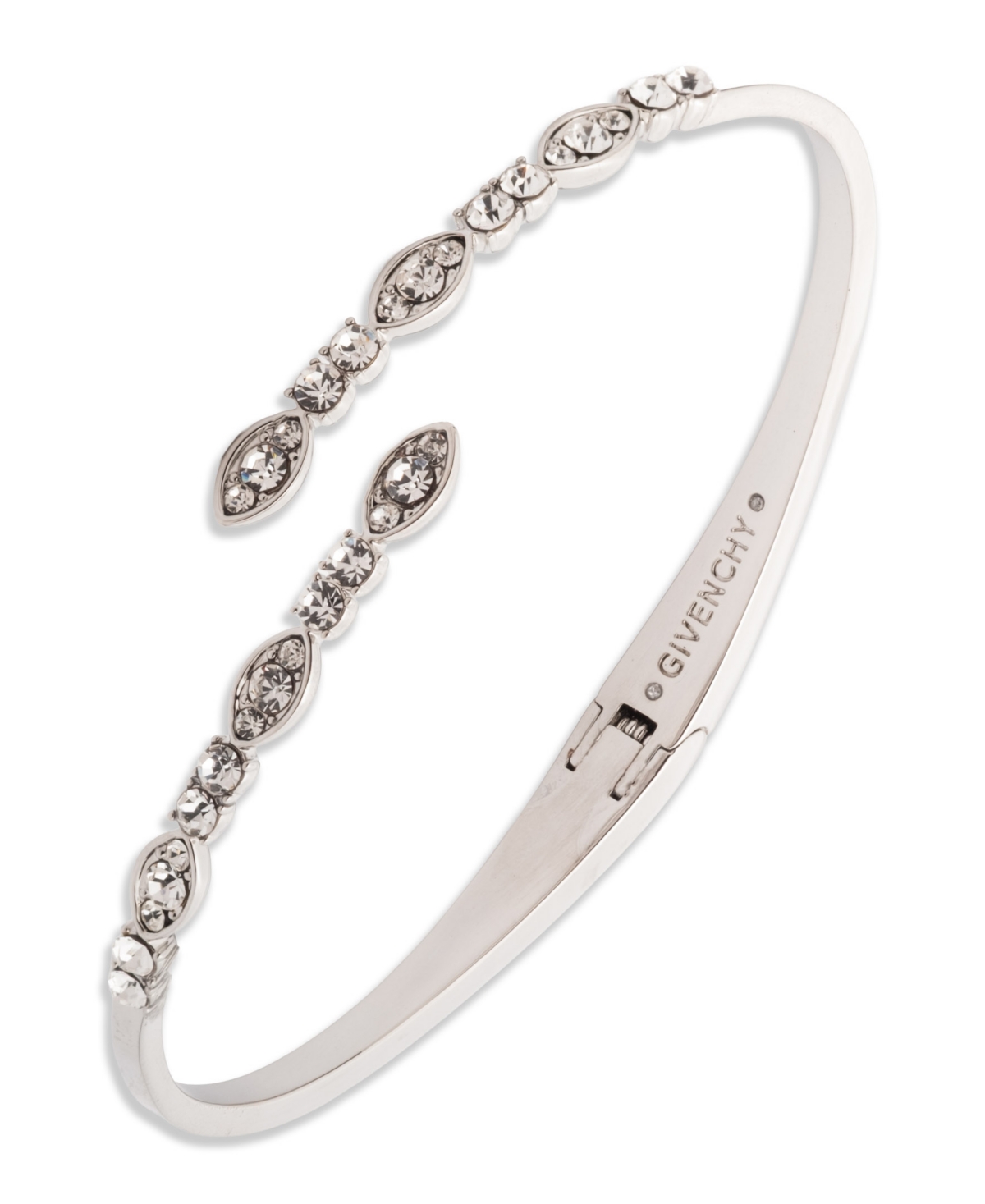 Click here for Givenchy Glass Crystal Bypass Cuff Bracelets (also... prices