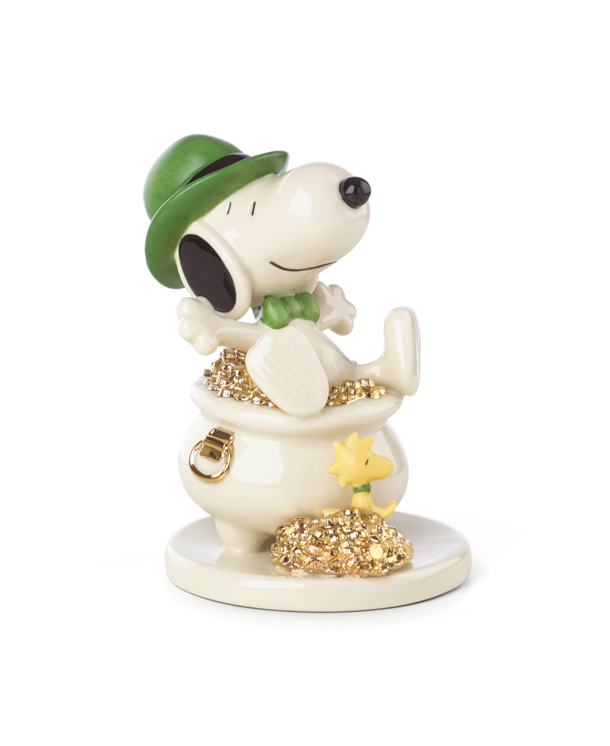 Click here for Lenox Lucky Leprechaun Snoopy Figurine - Multi prices