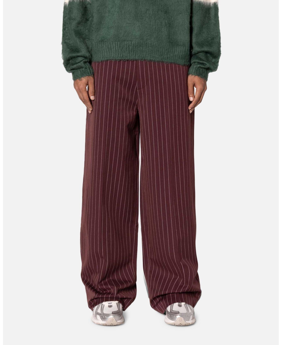 Click here for mnml Mens Menss Wide Leg Trouser Pants - Red prices