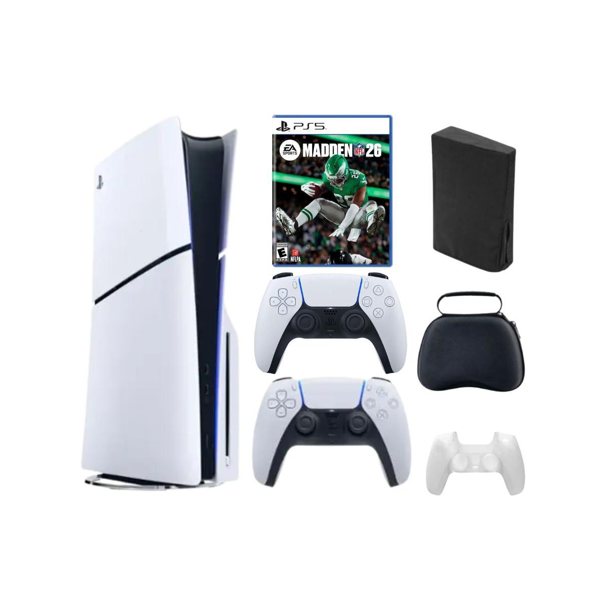 Click here for Sony - PlayStation 5 Slim Disc Bundle with Madden... prices