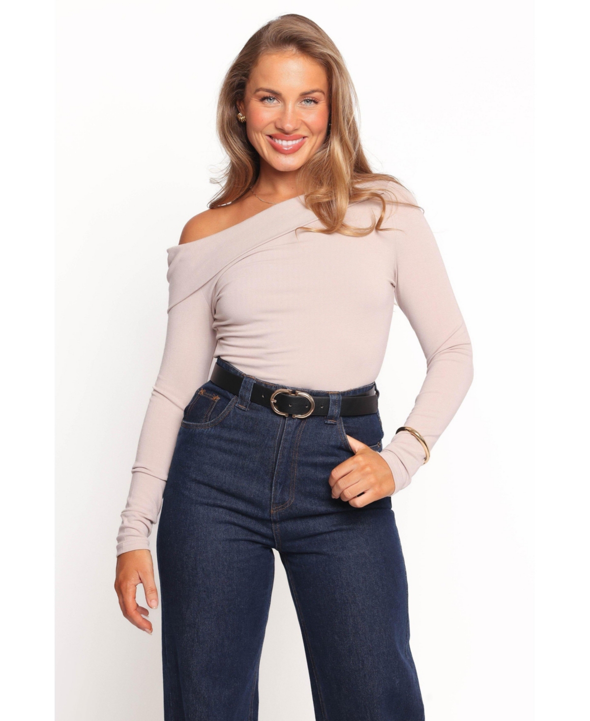 Click here for Petal and Pup Womens Liah Off Shoulder Knit Top -... prices