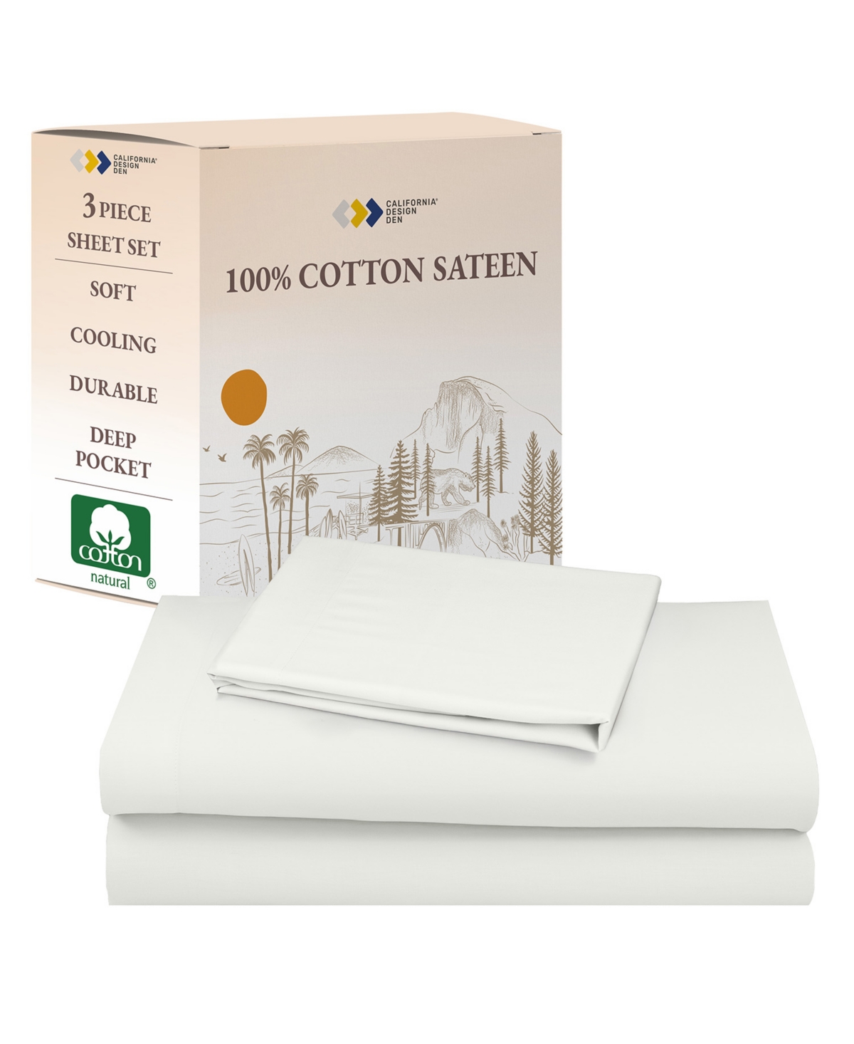 Click here for Soft 100 Cotton Sheets Set - Cooling Durable Satee... prices