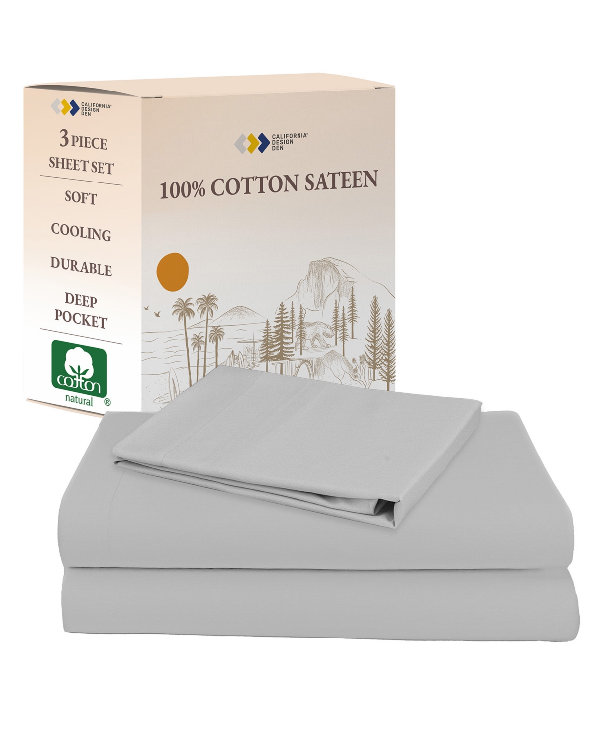 Click here for Soft 100 Cotton Sheets Set - Cooling Durable Satee... prices