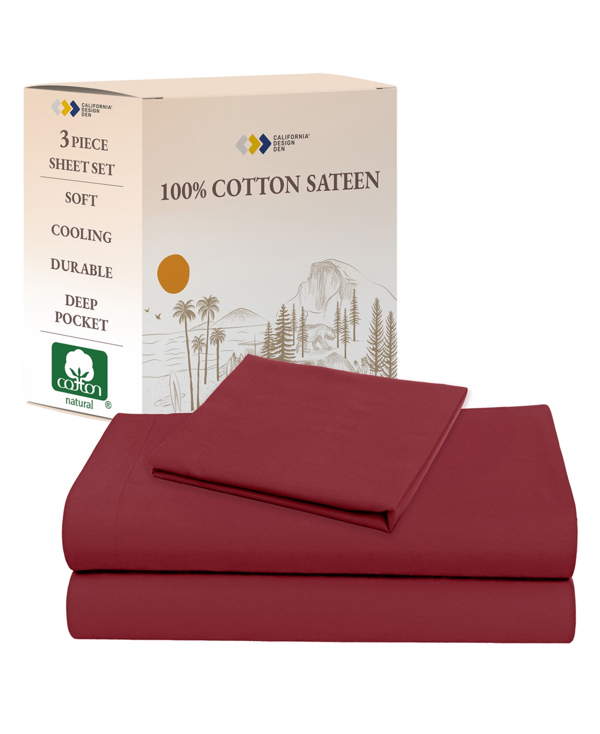Click here for Soft 100 Cotton Sheets Set - Cooling Durable Satee... prices