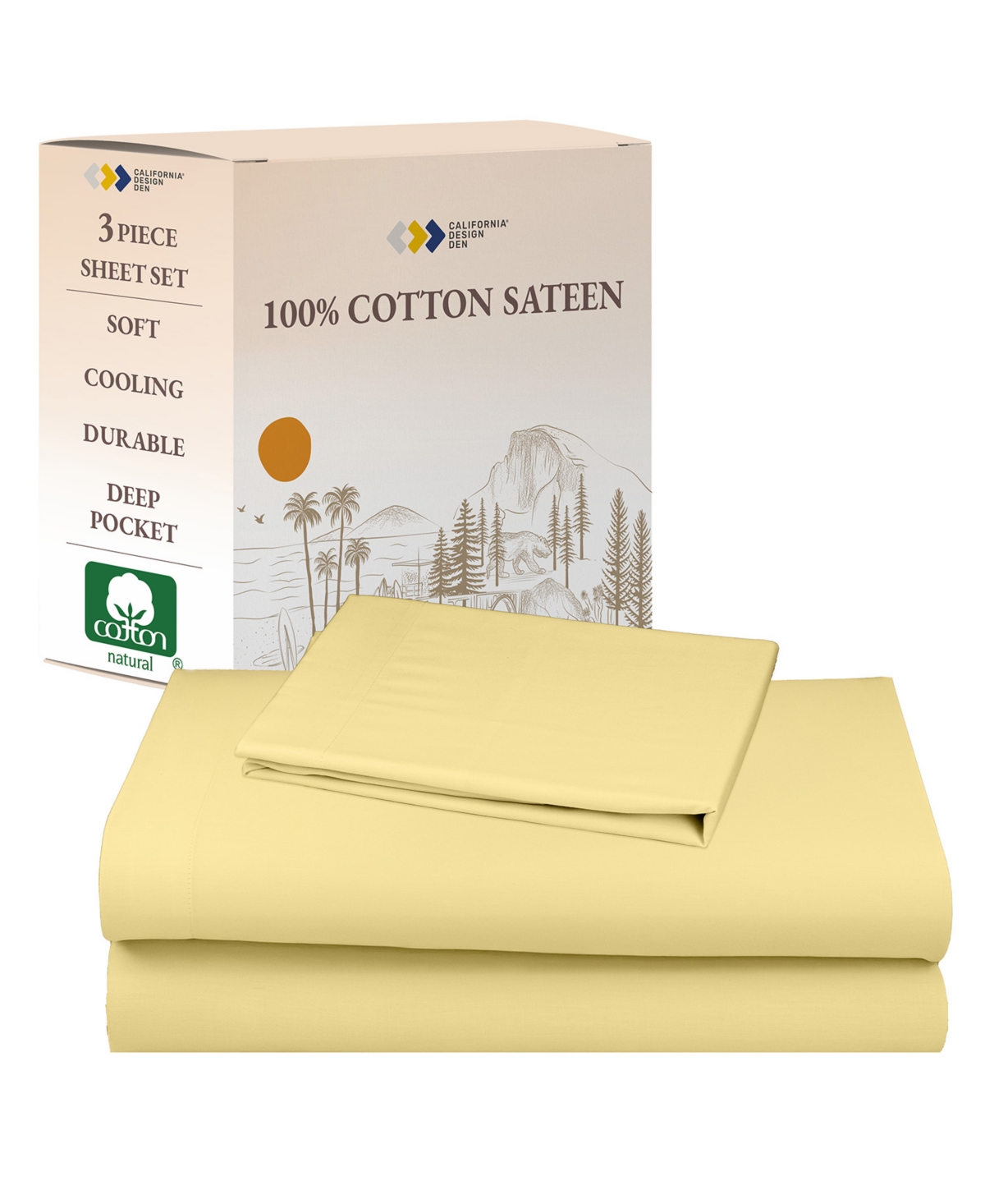 Click here for Soft 100 Cotton Sheets Set - Cooling Durable Satee... prices