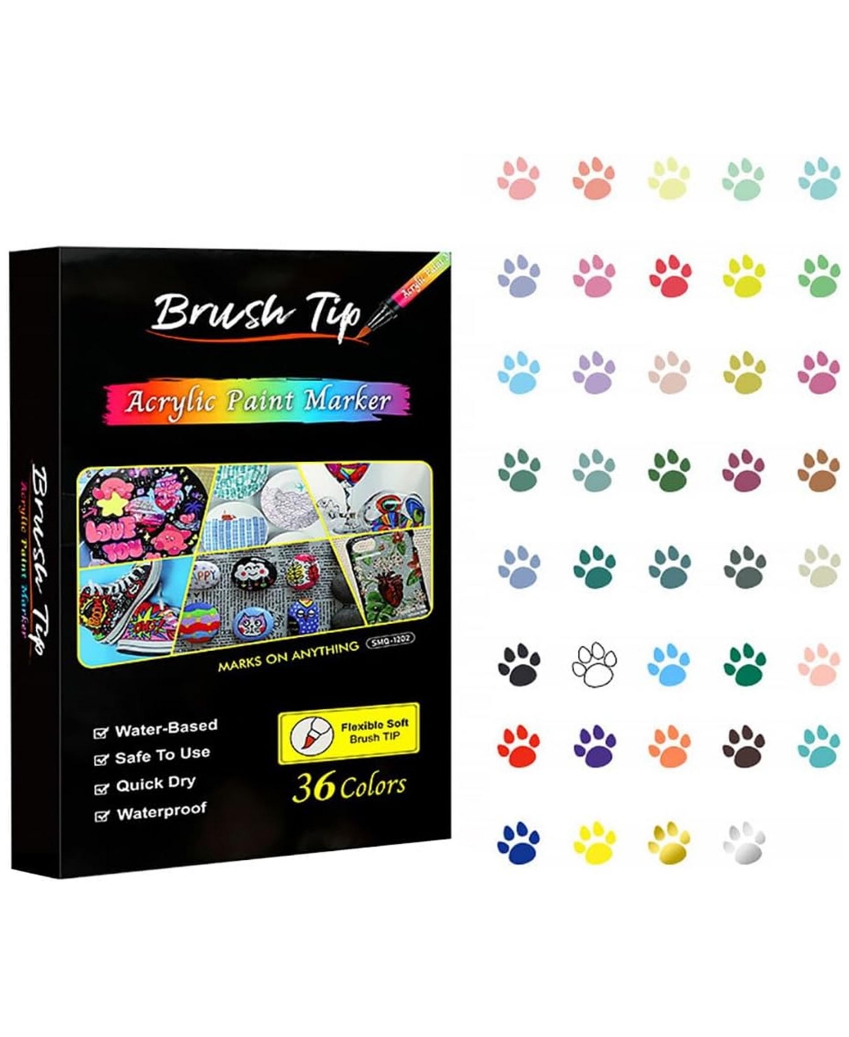 Click here for Htutwoo 36 Colors Nail Art Pens Set  Quick-drying... prices