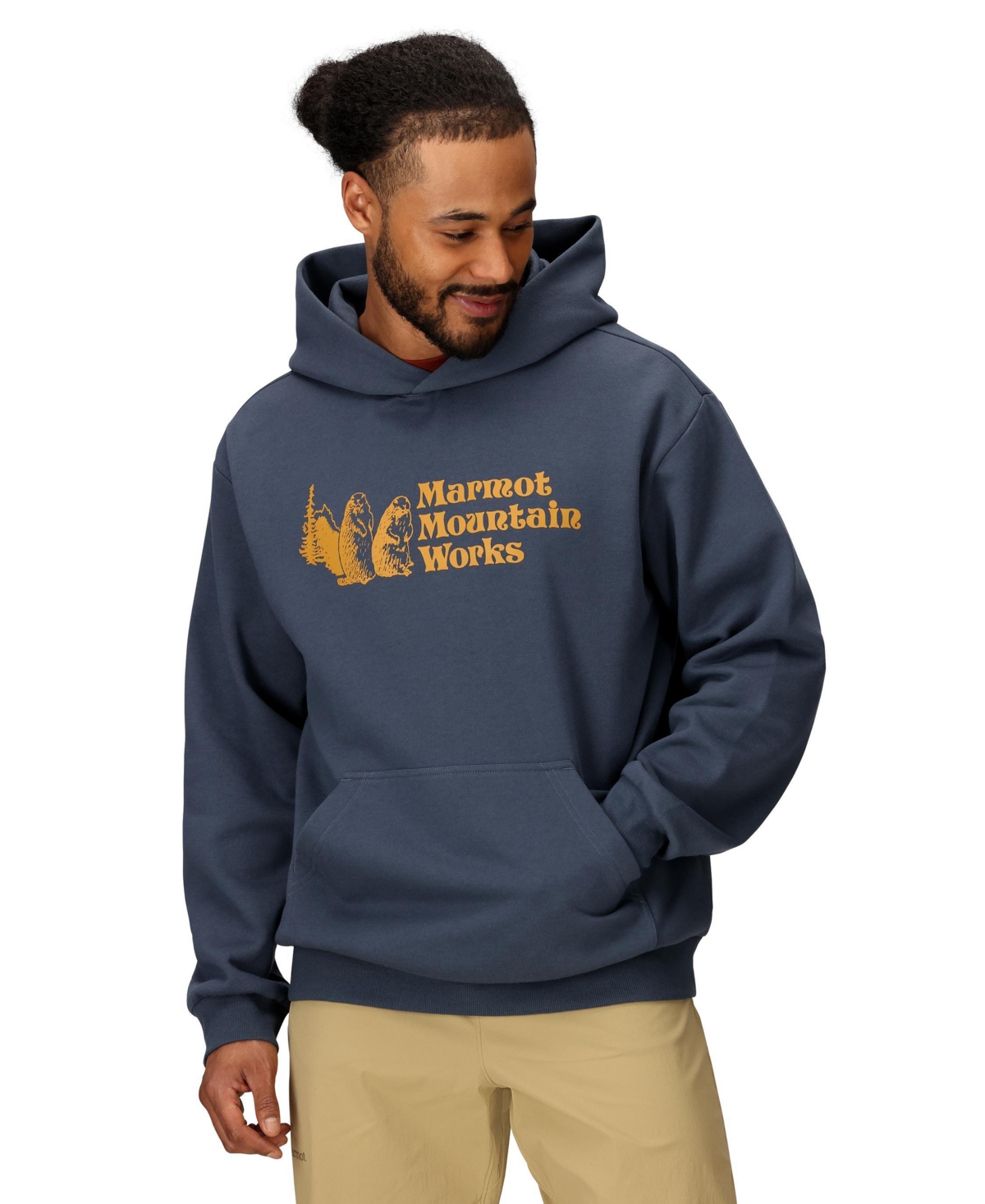 Click here for Marmot Mens Mmw Logo Fleece Pullover Hoodie Sweats... prices