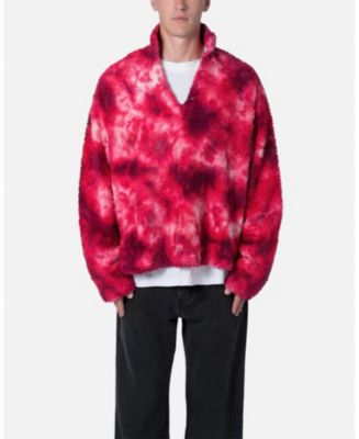 Loiter Men's Tie Dye Sherpa Pullover Sweater - Macy's