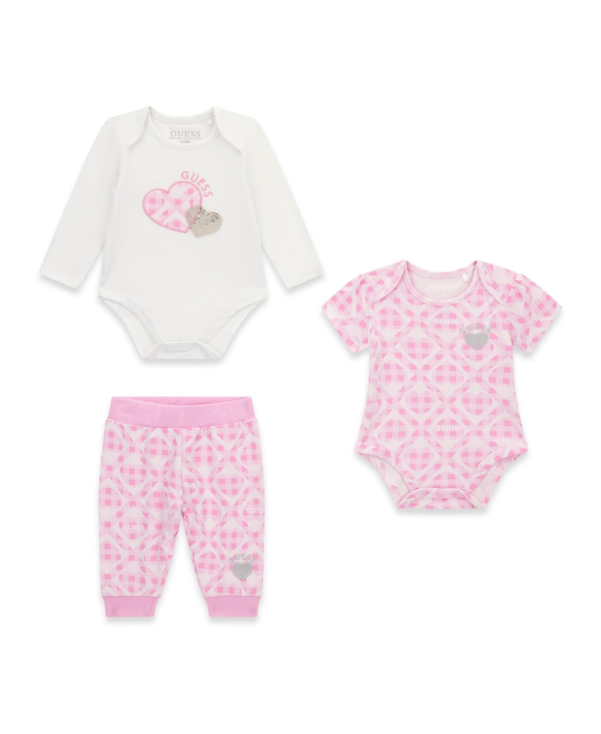 Click here for Guess Baby Girls Short-Sleeve Bodysuit  Long-Sleev... prices