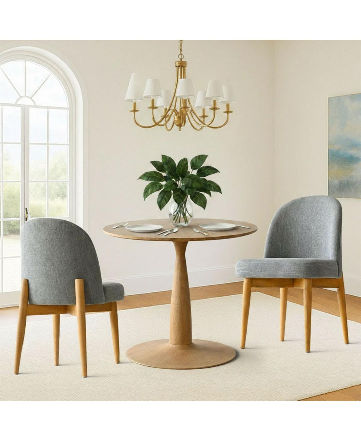 Click here for 3-Piece Round Dining Table Set  34.5 Mdf Wood Top... prices