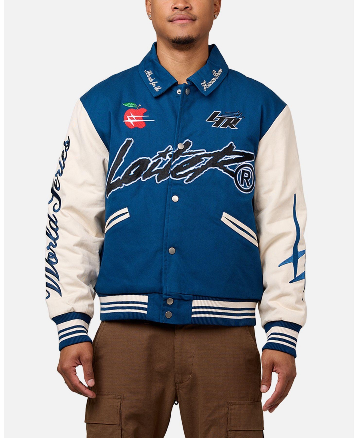 Click here for Loiter Mens World Series Varsity Jacket prices